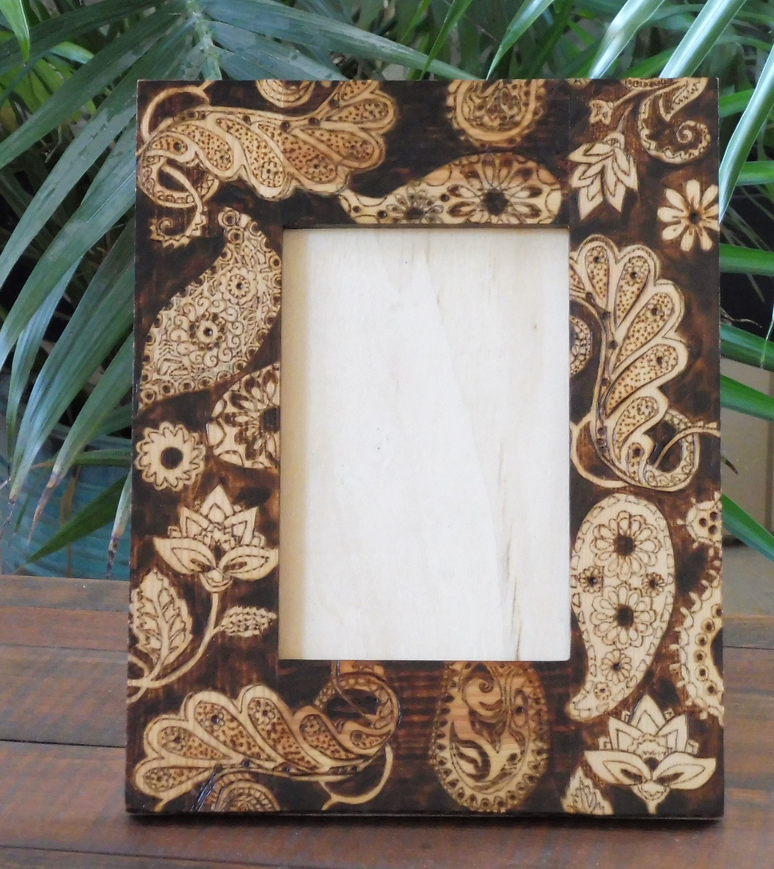 PYROGRAPHY PICTURE FRAME - Etsy