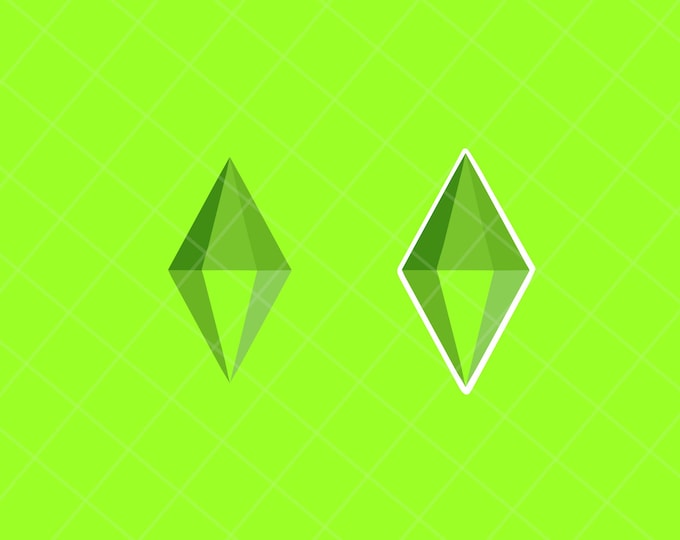 Sims Plumbob PNG, Transparent PNG, Cute Fun Green Plumbob, Downloadable ...