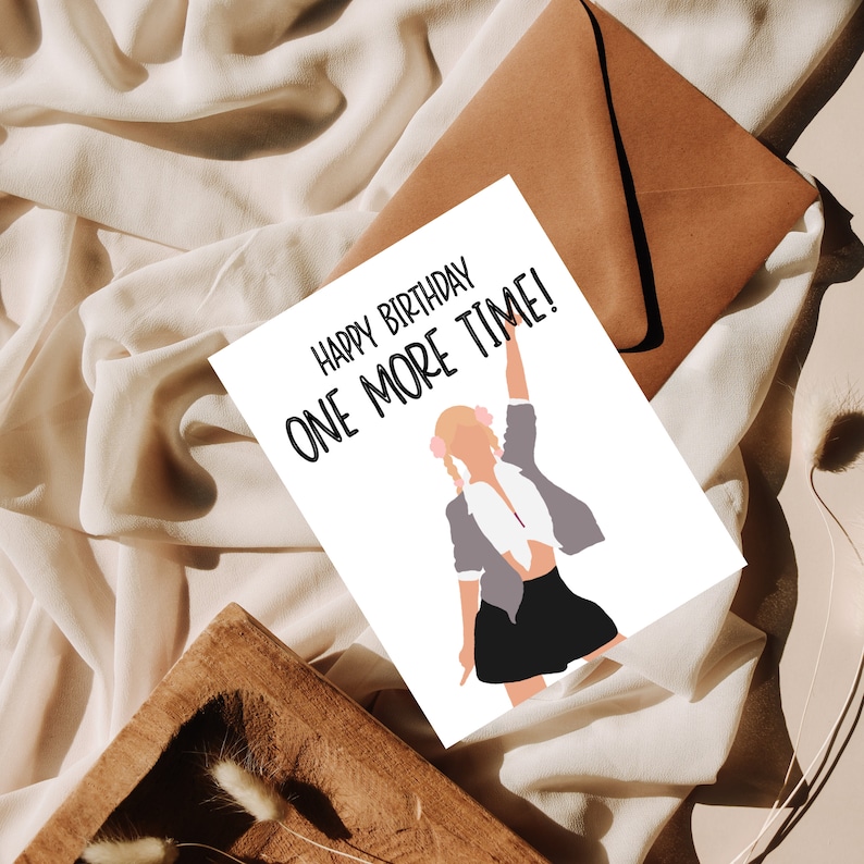 2000s Singer Birthday Card, Funny Card for Friend, Spears, Y2K Cards ...