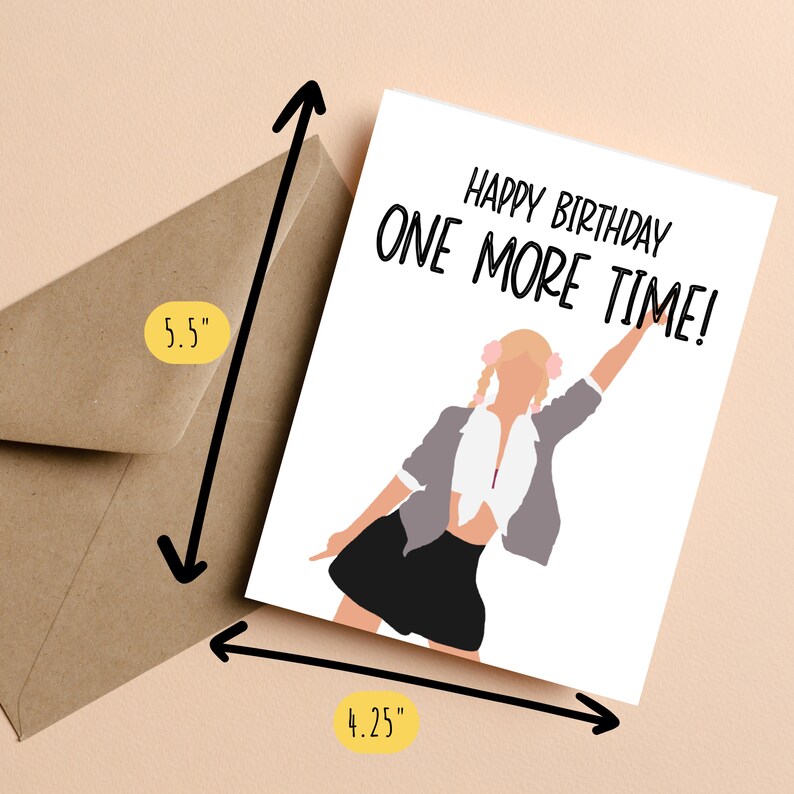 2000s Singer Birthday Card, Funny Card for Friend, Spears, Y2K Cards ...