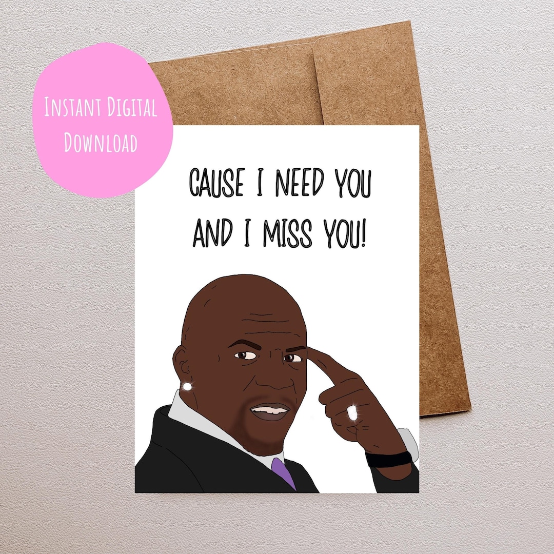 Funny Greeting Card, Terry Crews White Chicks, Iconic 2000's Movies ...