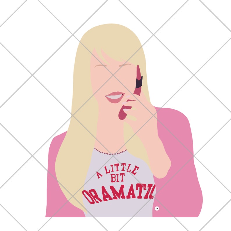 Mean Girls Set of 5 PNG Files, Regina George A Little Bit Dramatic ...