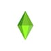Sims Plumbob PNG, Transparent PNG, Cute Fun Green Plumbob, Downloadable ...