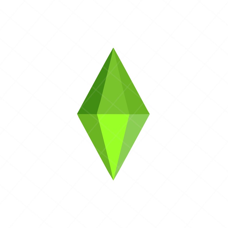 Sims Plumbob PNG, Transparent PNG, Cute Fun Green Plumbob, Downloadable ...