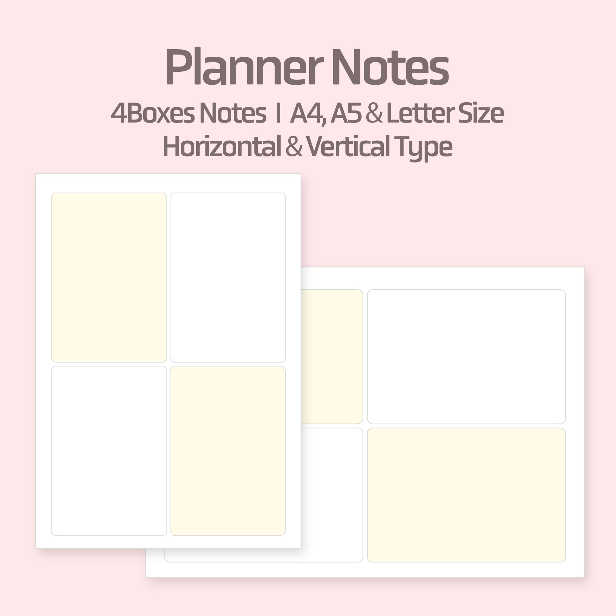 Printable Planner Planner Notes Planner Note Paper Planner - Etsy