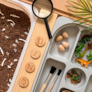 Dino Sensory Filler, Dinosaur Sensory Bin Activity, Dino Bones ...