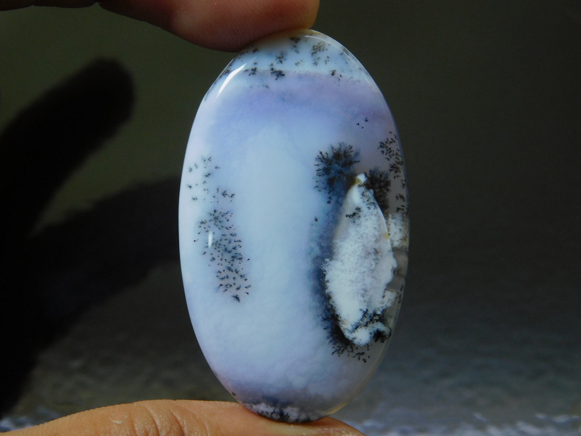 AAA Natural Dendrite Agate Stone Dendrite Quartz Loose | Etsy