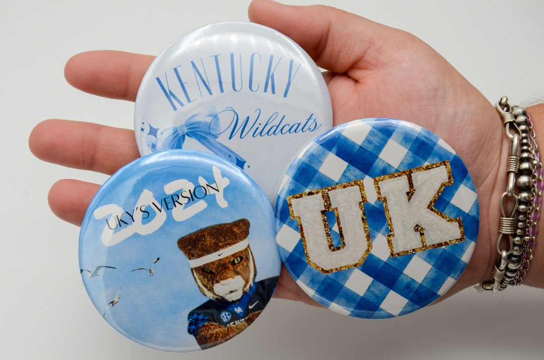 Kentucky Gameday Buttons | Gameday Accessories | Wildcats - Etsy