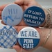 Penn State Gameday Buttons | Gameday Accessories | We Are - Etsy