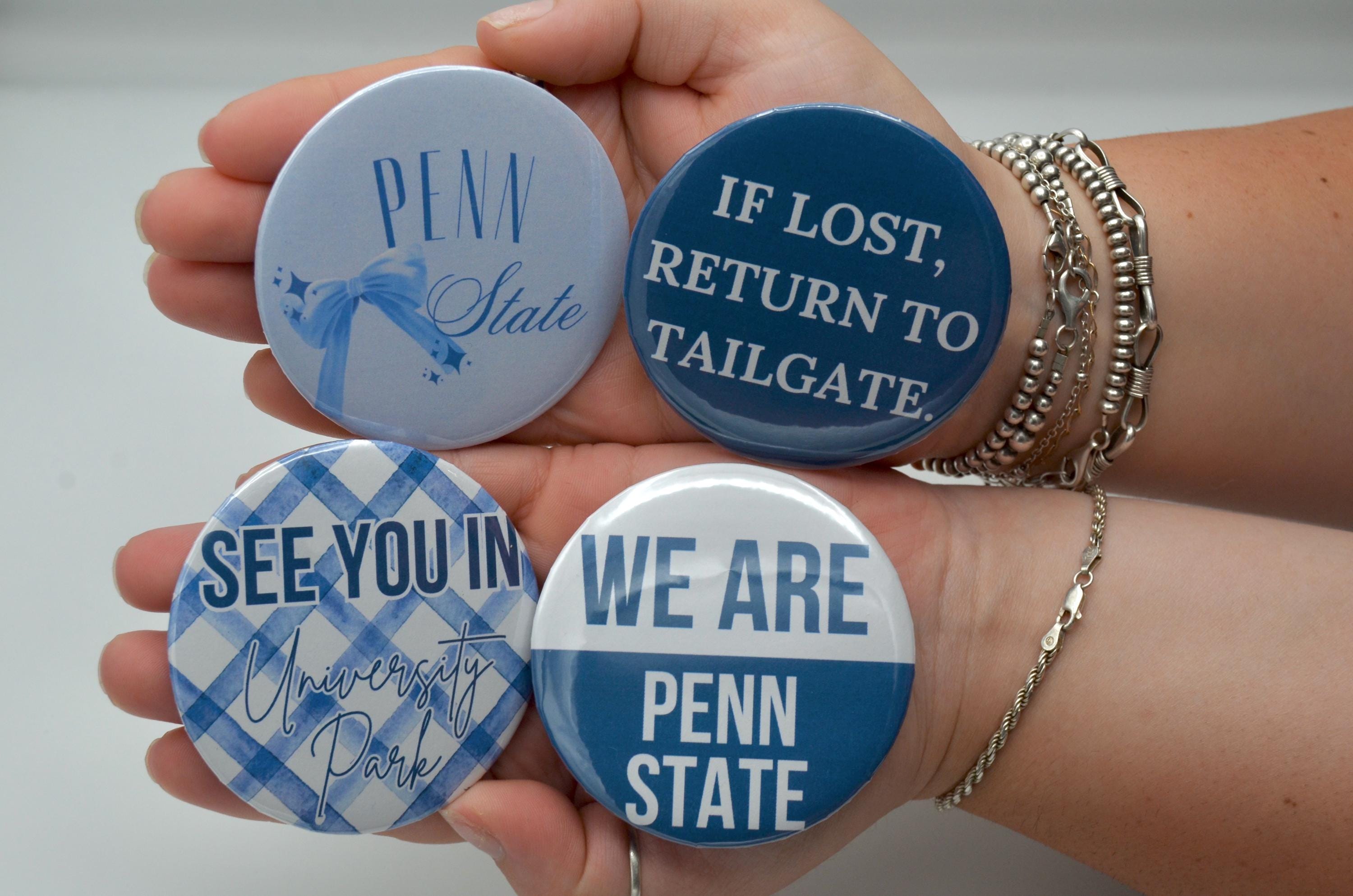 Penn State Gameday Buttons | Gameday Accessories | We Are - Etsy