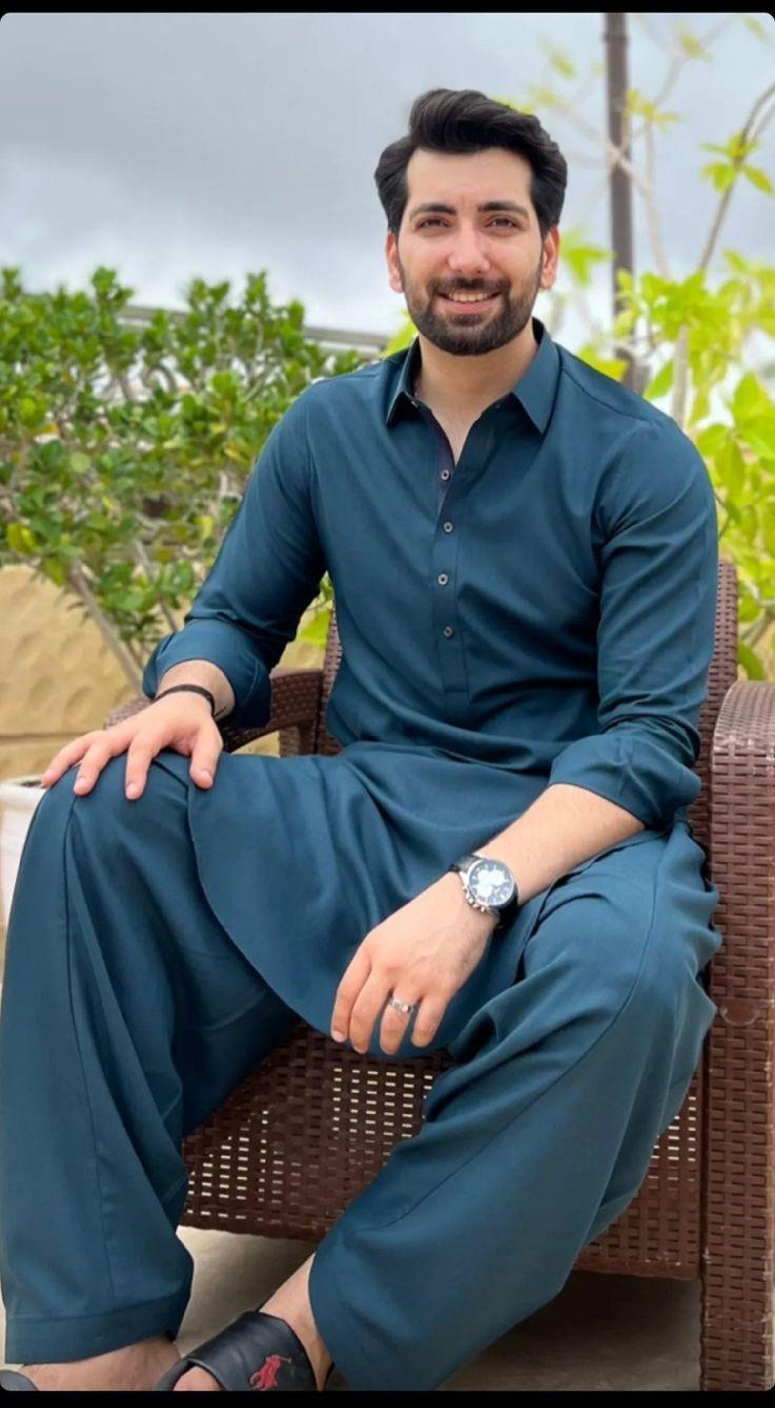 Navy Blue Kameez Shalwar for Men Kameez Shalwar for Men Indian Salwar ...