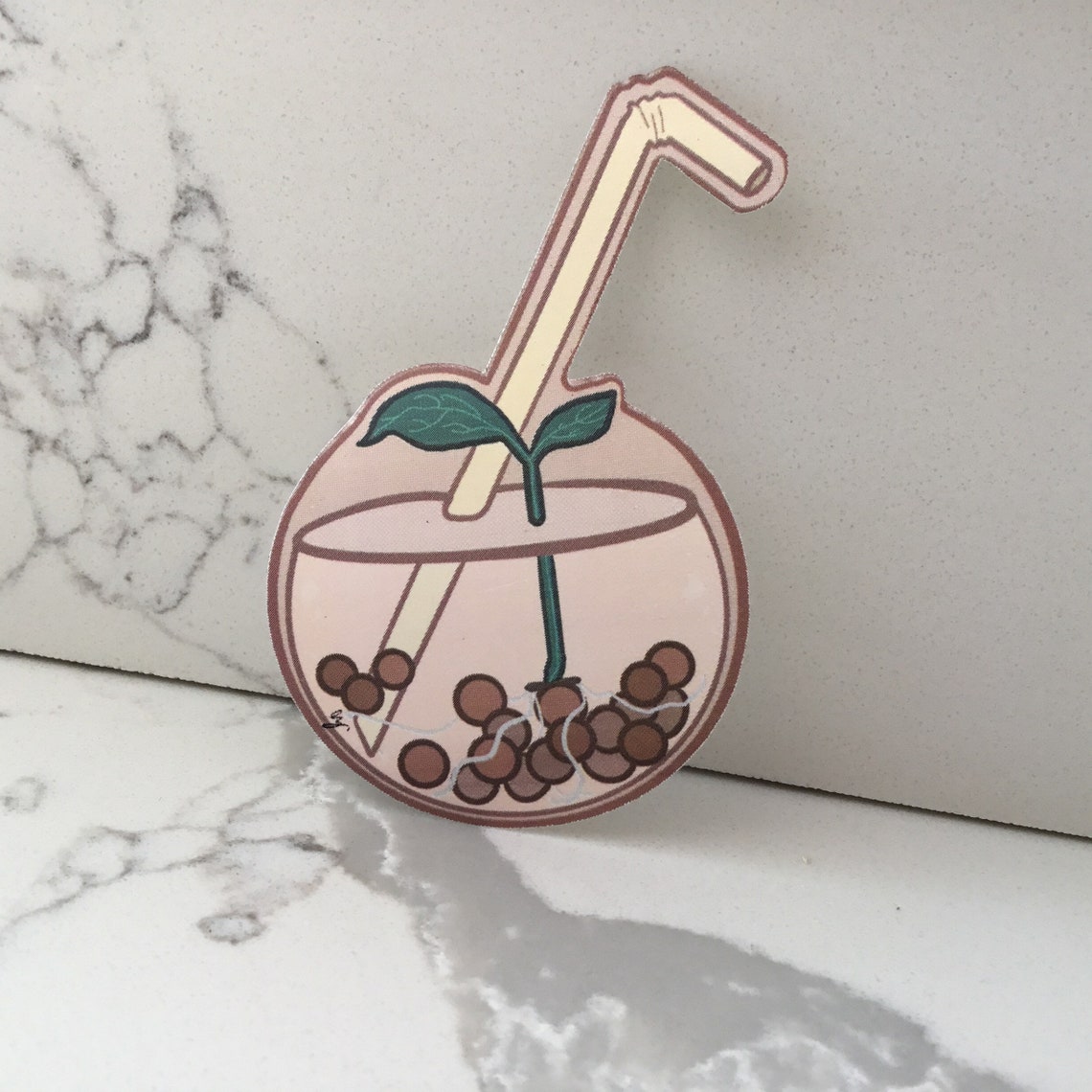 Waterproof Asthetic Boba Sticker Pack Unique Hand Drawn Boba - Etsy
