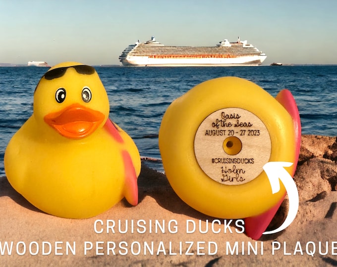 Cruising Ducks for Hiding or Ducking With Personalized Small Wooden ...
