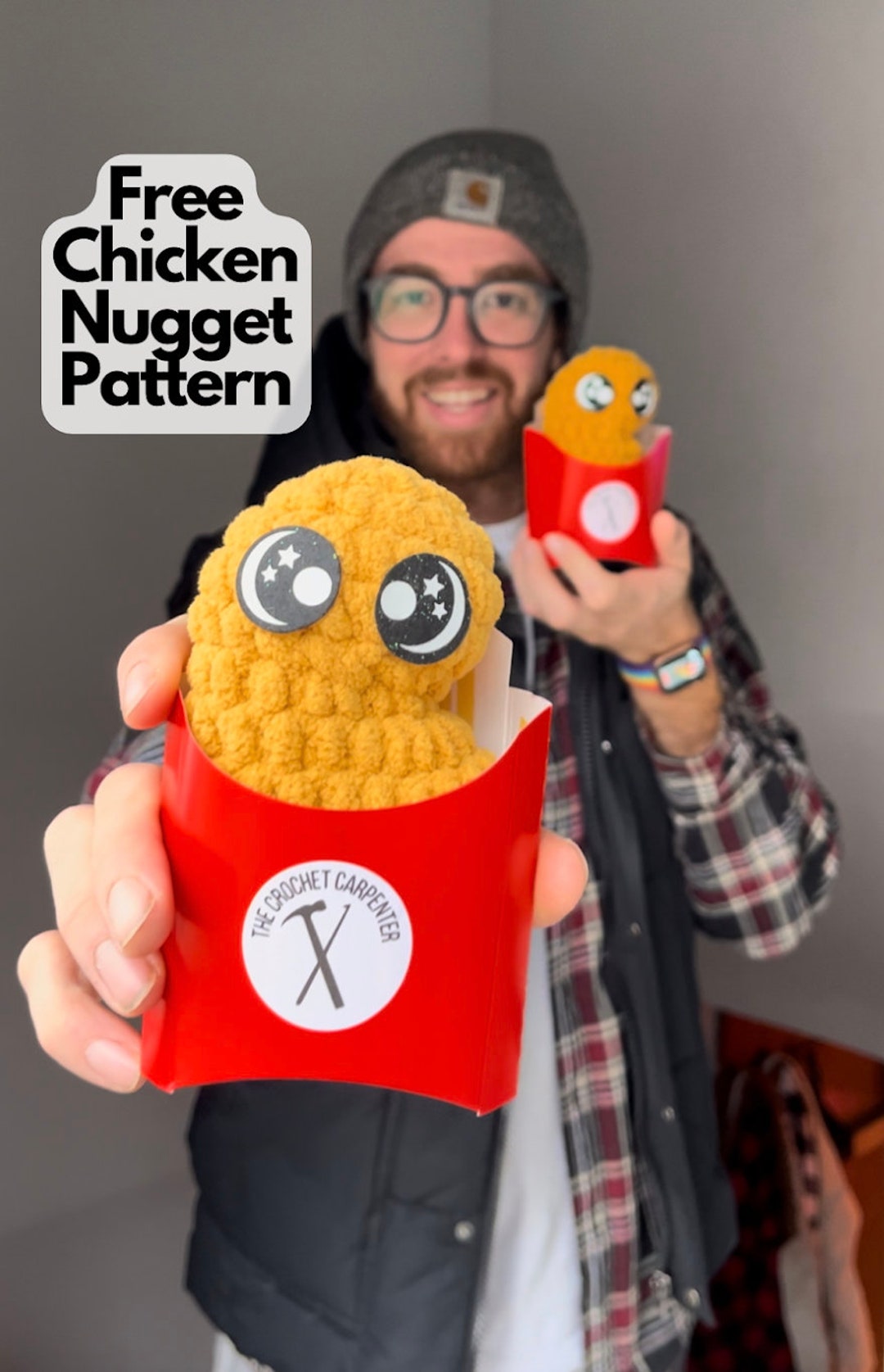 Crochet Chicken Nugget Pattern - Etsy