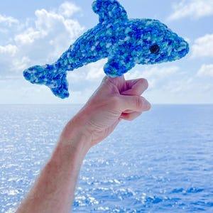 Splash the Dolphin - Finger Puppet + Plushie Crochet Dolphin PDF ...