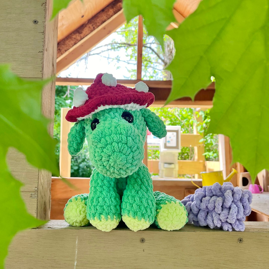 Hyacinth the Mushroom Dragon | Crochet Pattern - Beginner to ...