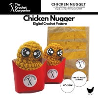 Chicken Nuggets - Crochet *PATTERN ONLY* - Etsy