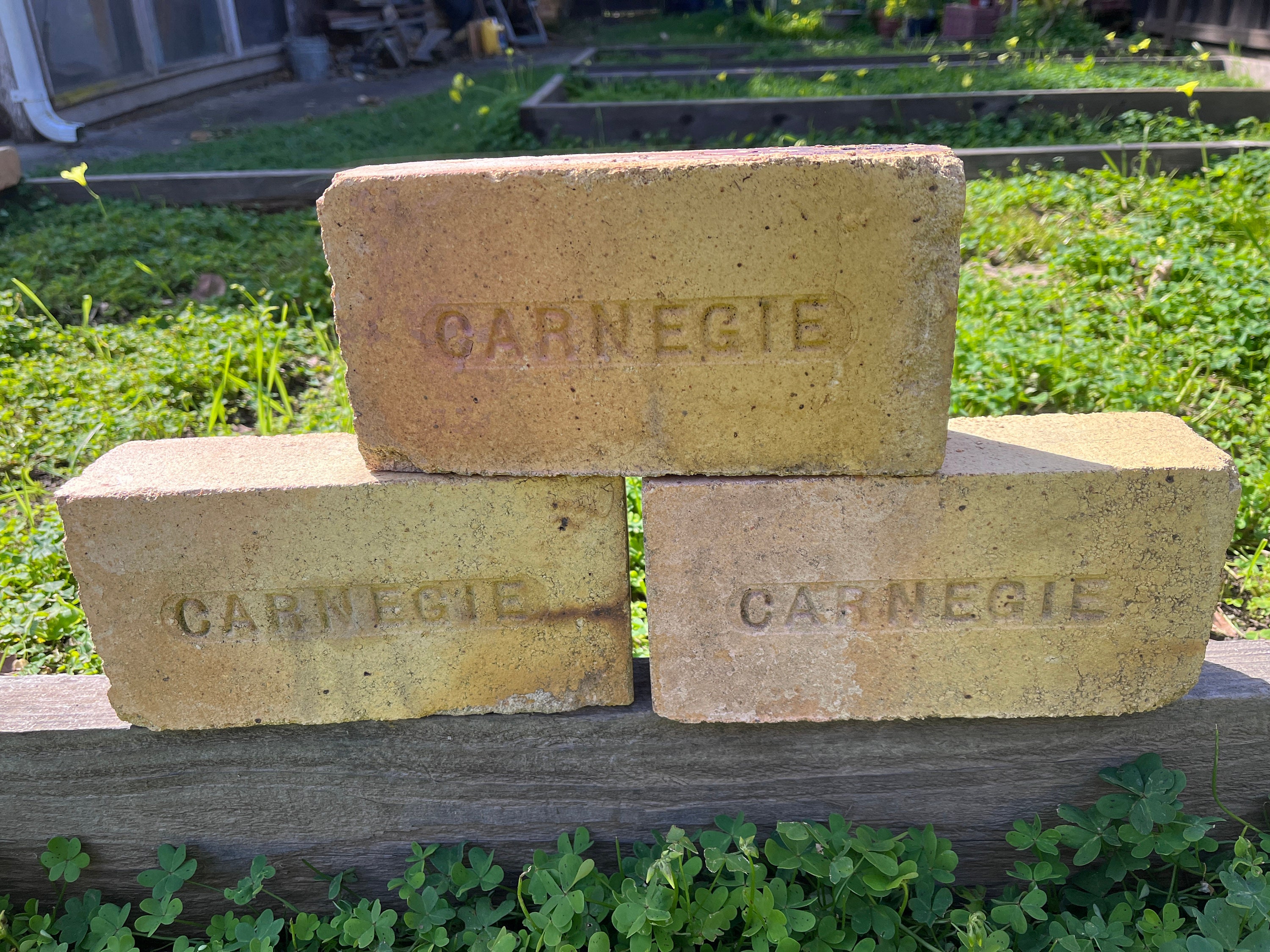 Vintage Firebricks set of 3 by the Carnegie Factory 1903-1911 for ...