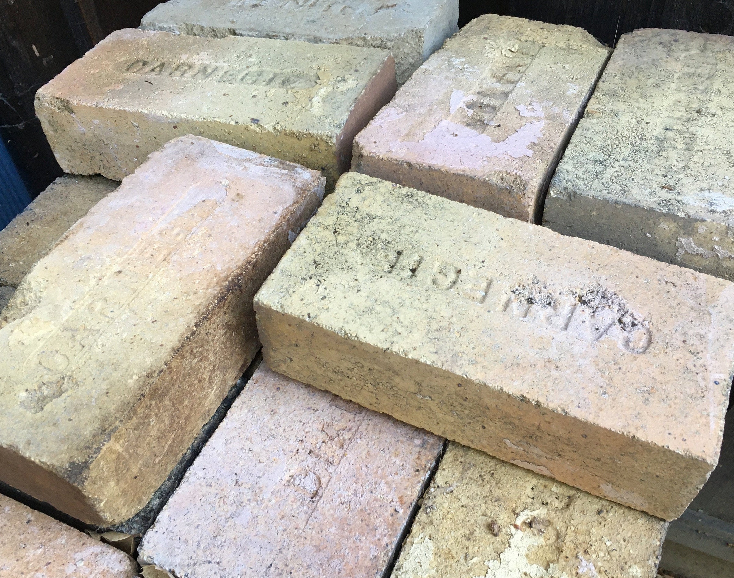 Vintage Firebricks mystery Box of 4 Randomly Selected Bricks for Garden ...