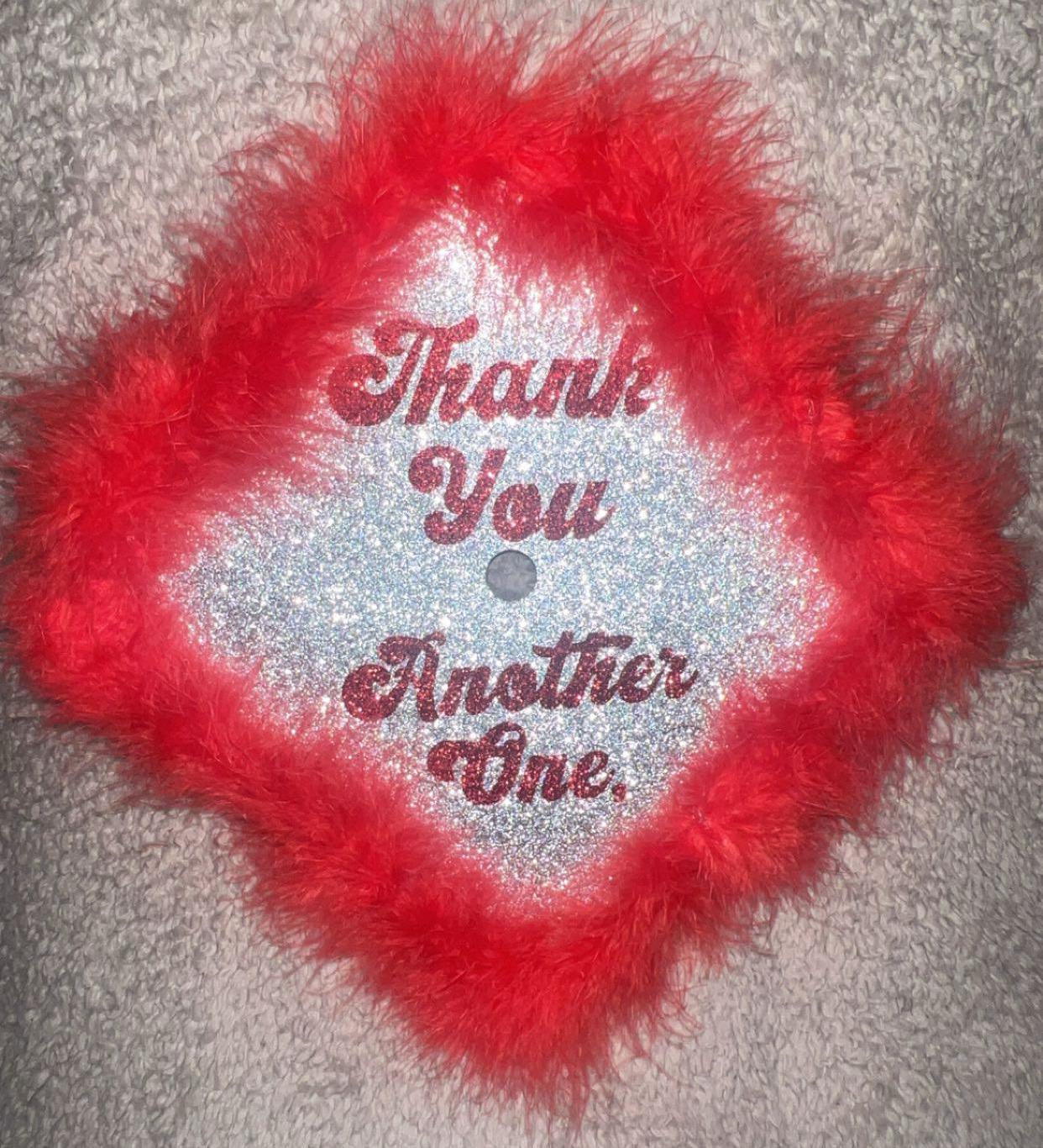 Custom Glitter Graduation Cap Topper, Graduation Cap Decoration ...