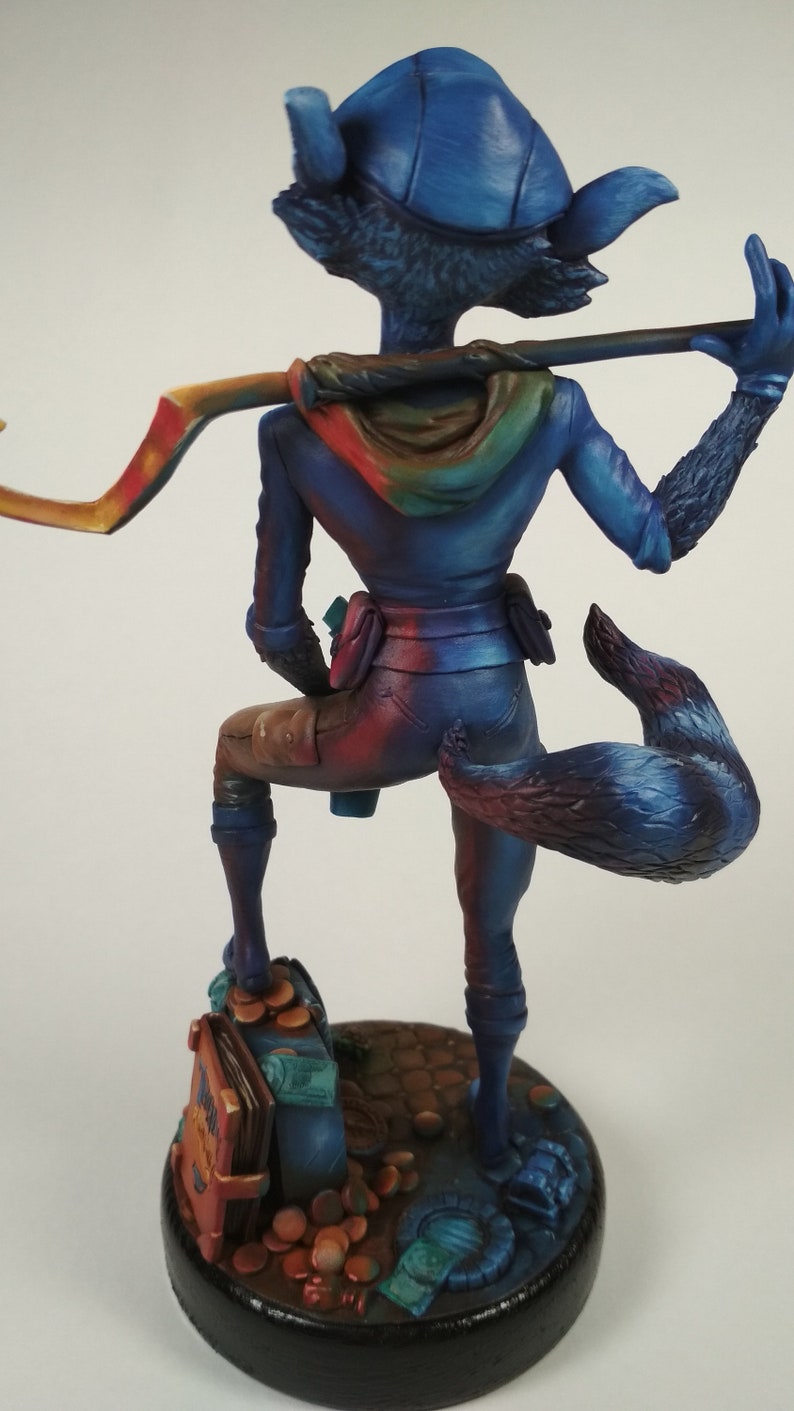 Sly Cooper / Custom Collectible Figure Polymer Clay - Etsy