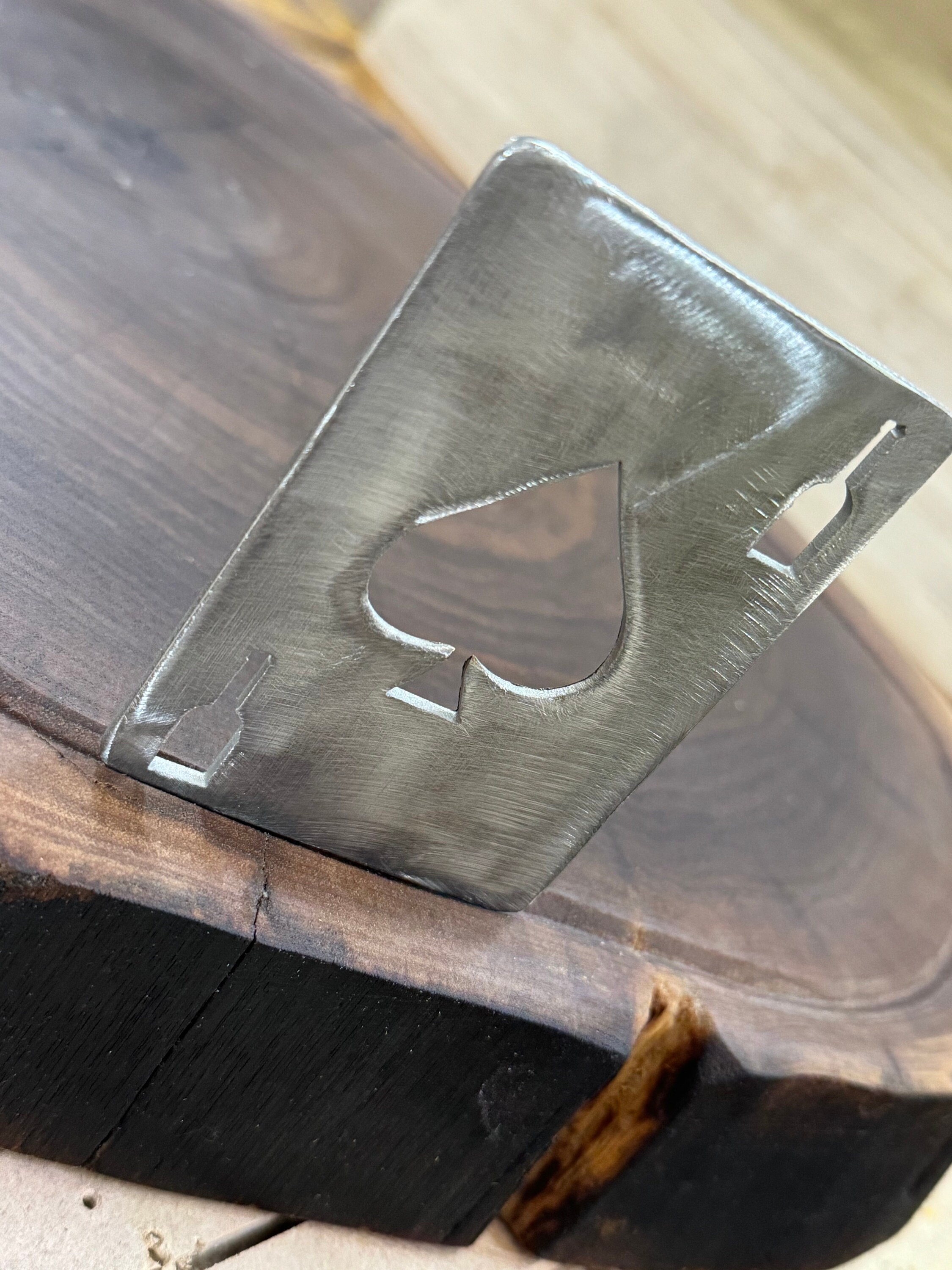Stainless Steel Ace of Spades Bottle Opener - Etsy