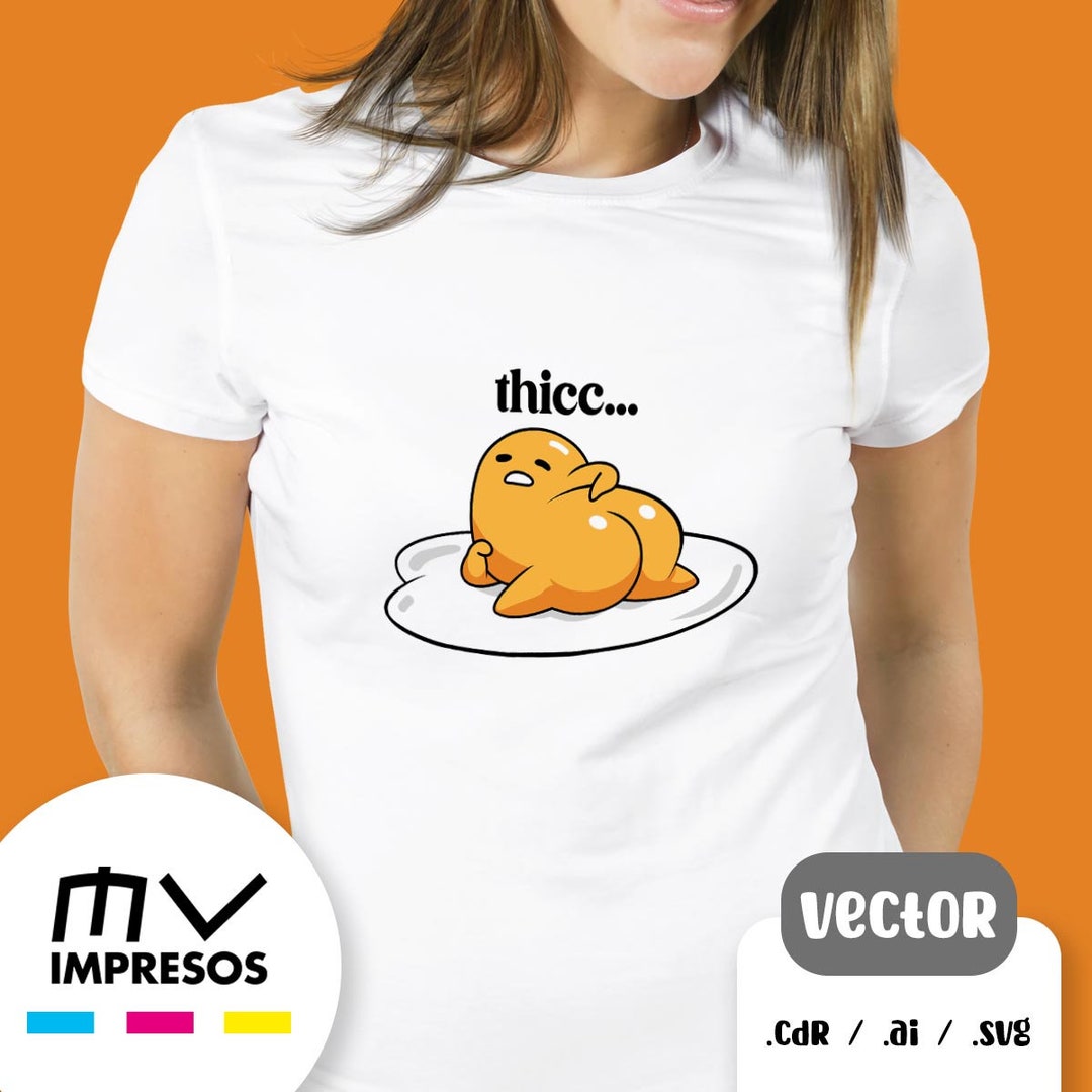 Thicc Vector: . CDR. .AI. .SVG - Etsy New Zealand