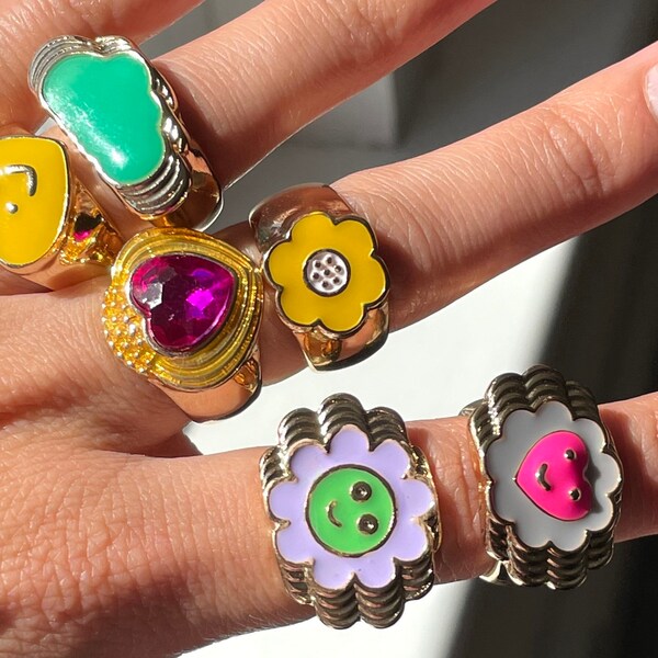 Y2k Rings - Etsy