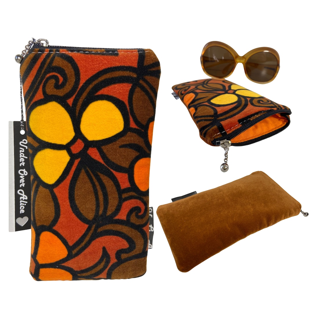Velvet Psychedelics Eye Glass Holder Eyeglasses Case Eco Etsy