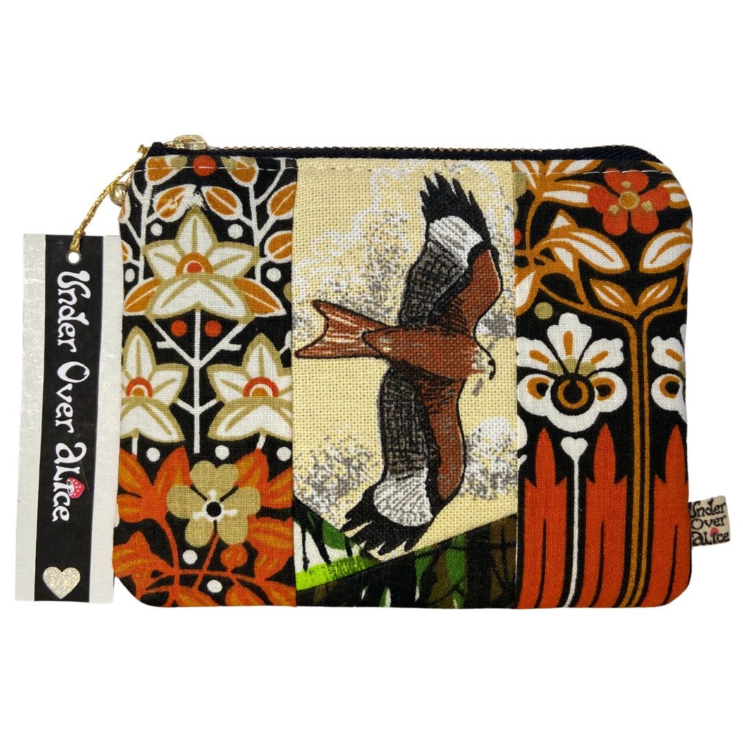 Bird of Prey Prints Money Pouch Red Kite Boho Coin Purse Womens Wallet ...