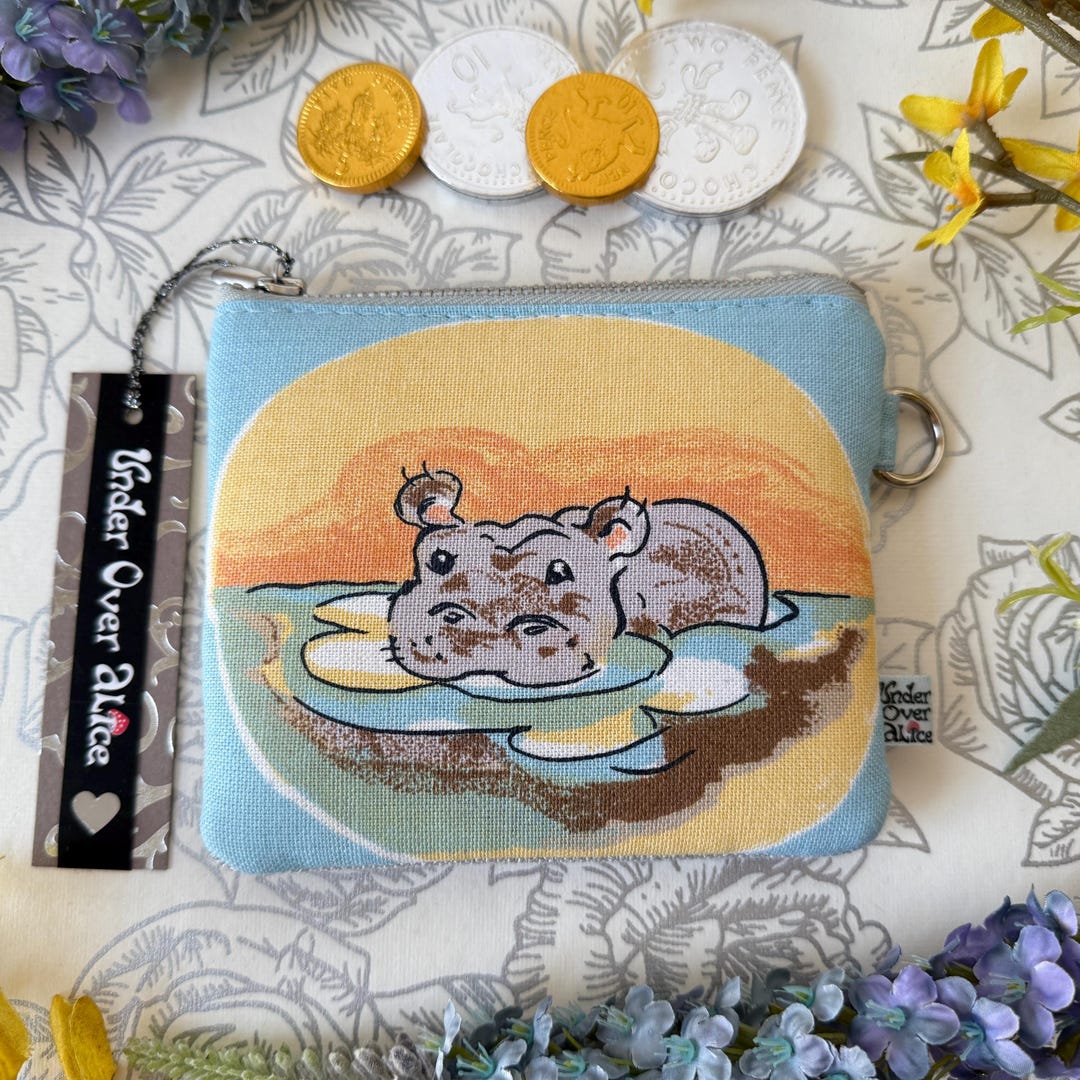 Hippo Coin Purse Multi Pocket Wallet Unique Retro Eco Friendly Travel ...