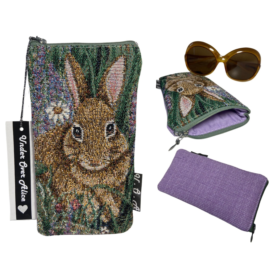 Bunny Rabbit Eye Glass Holder Eyeglasses Case Padded Glasses - Etsy