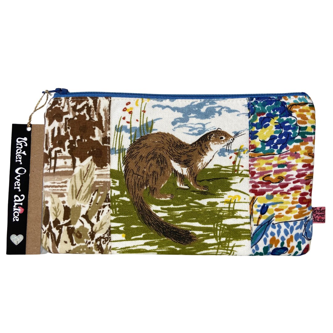 Stoat Print Sustainable Makeup Bag Wildlife Eco Friendly Case - Etsy