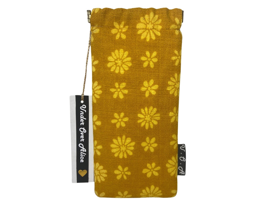 Retro 60s 70s Flower Eye Glass Holder Glasses Accessory Pouch Etsy