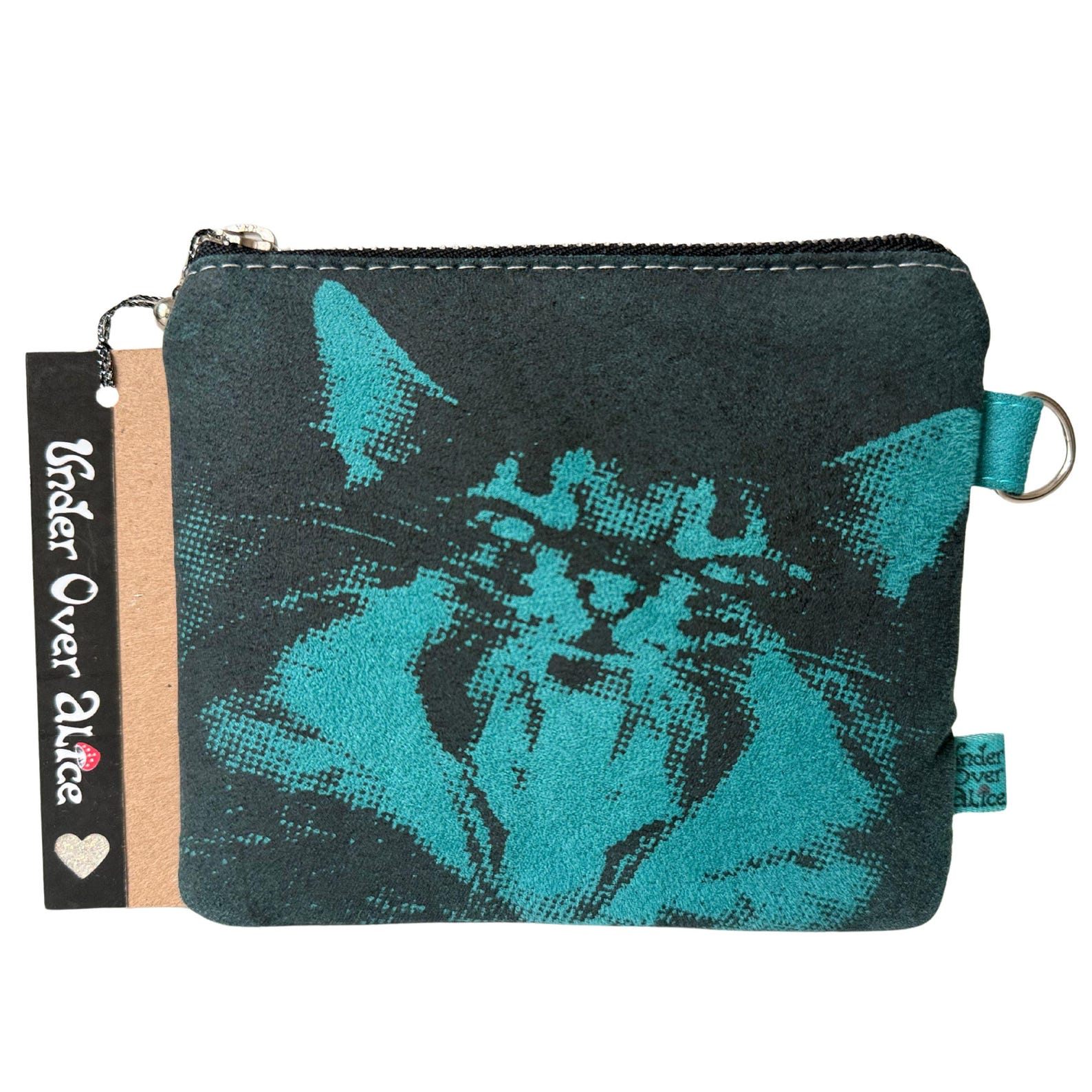 Vegan Suede Handmade Bohemian Wallets: Custom Wildcat Pop Art Designs ...
