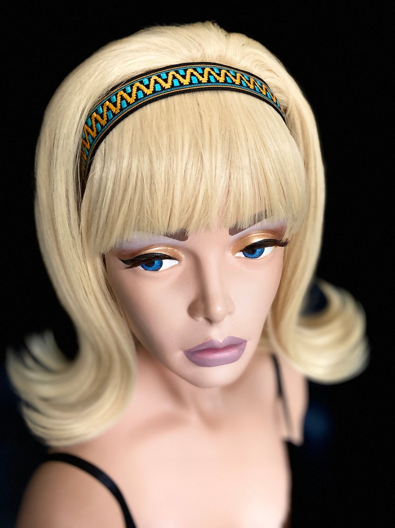 Aztec Goddess Hair Band Diadem Circlet: Zigzag Edgy Alternative Fashion ...