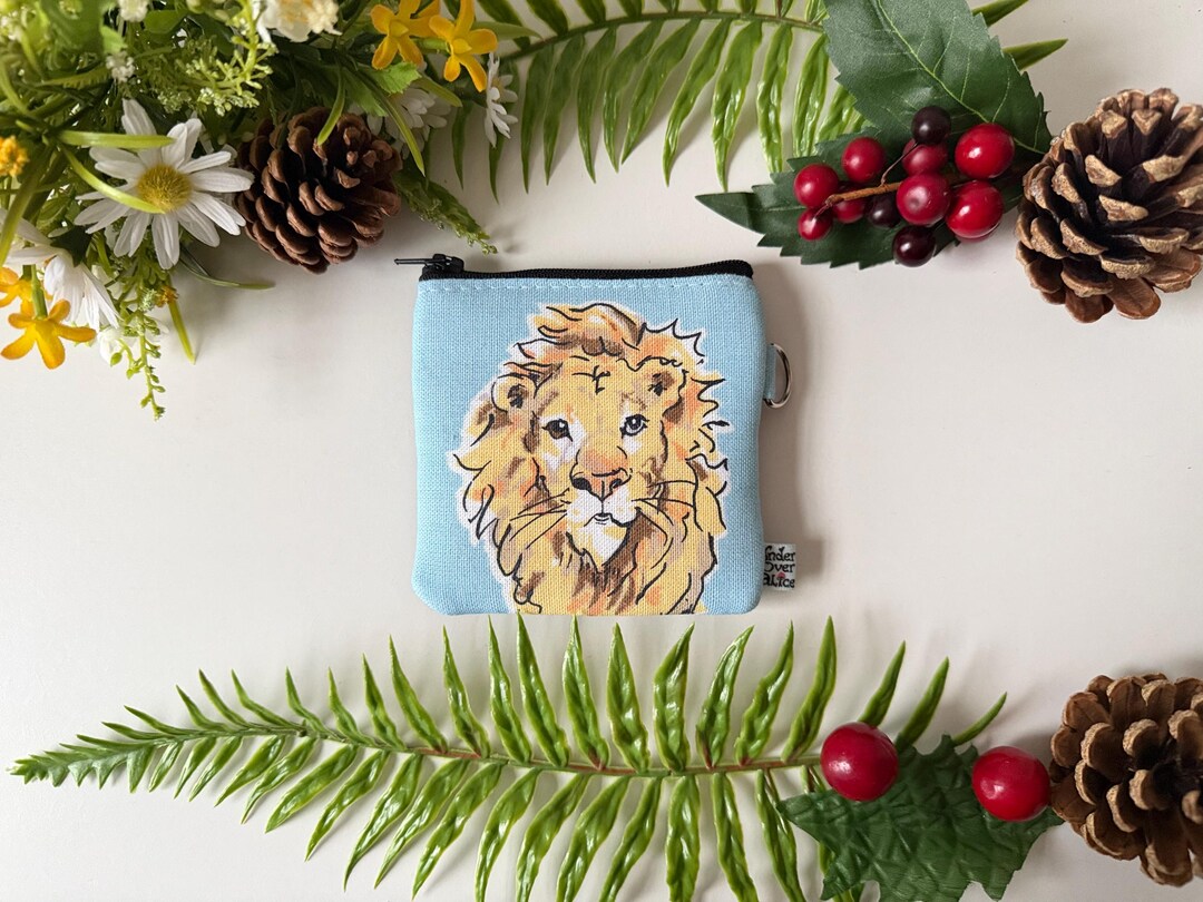 Animal Face Wildcat Multi Pocket Double Zip Wallet: Cool One of a Kind ...