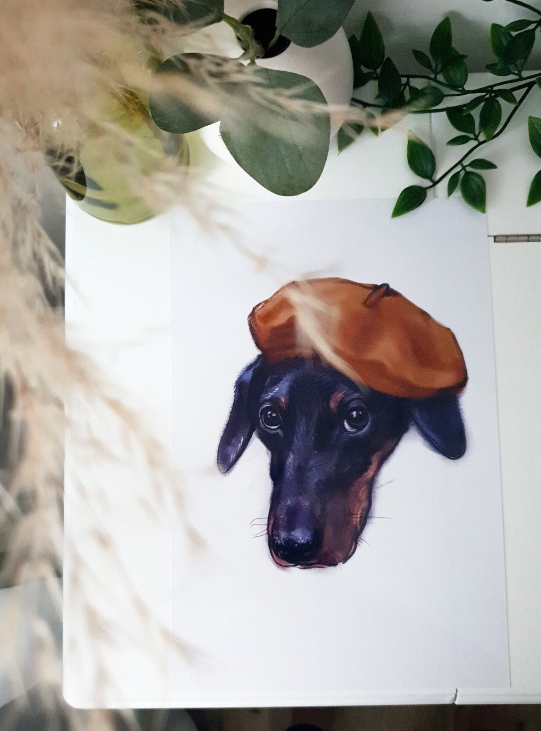 Poster Dachshund/ Dachshund Print/ Print Dachshund/dog With - Etsy