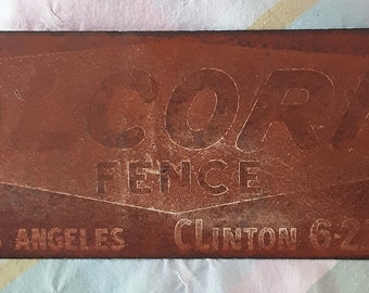 Porcelain Fence Sign | Etsy