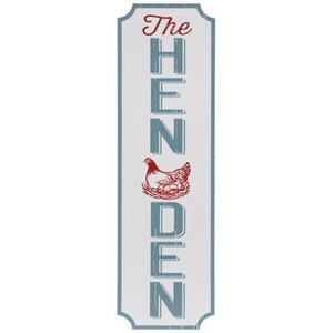 Hen Den Large Wood Sign Wall Decor Home Decor Farmhouse Primitive ...