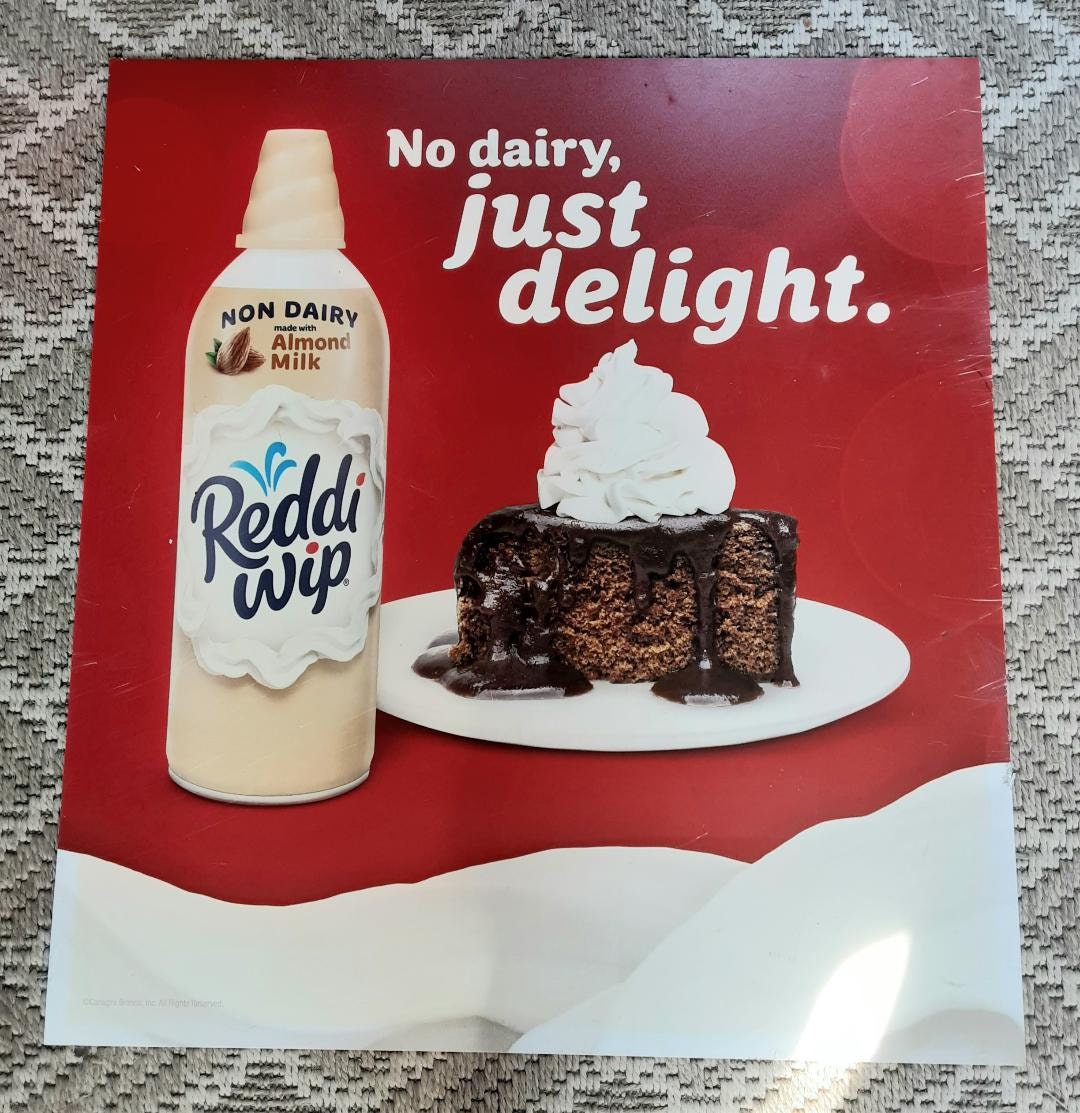 Vintage Sign Two Sided Sign Reddi Whip/ Hebrew National Franks ...