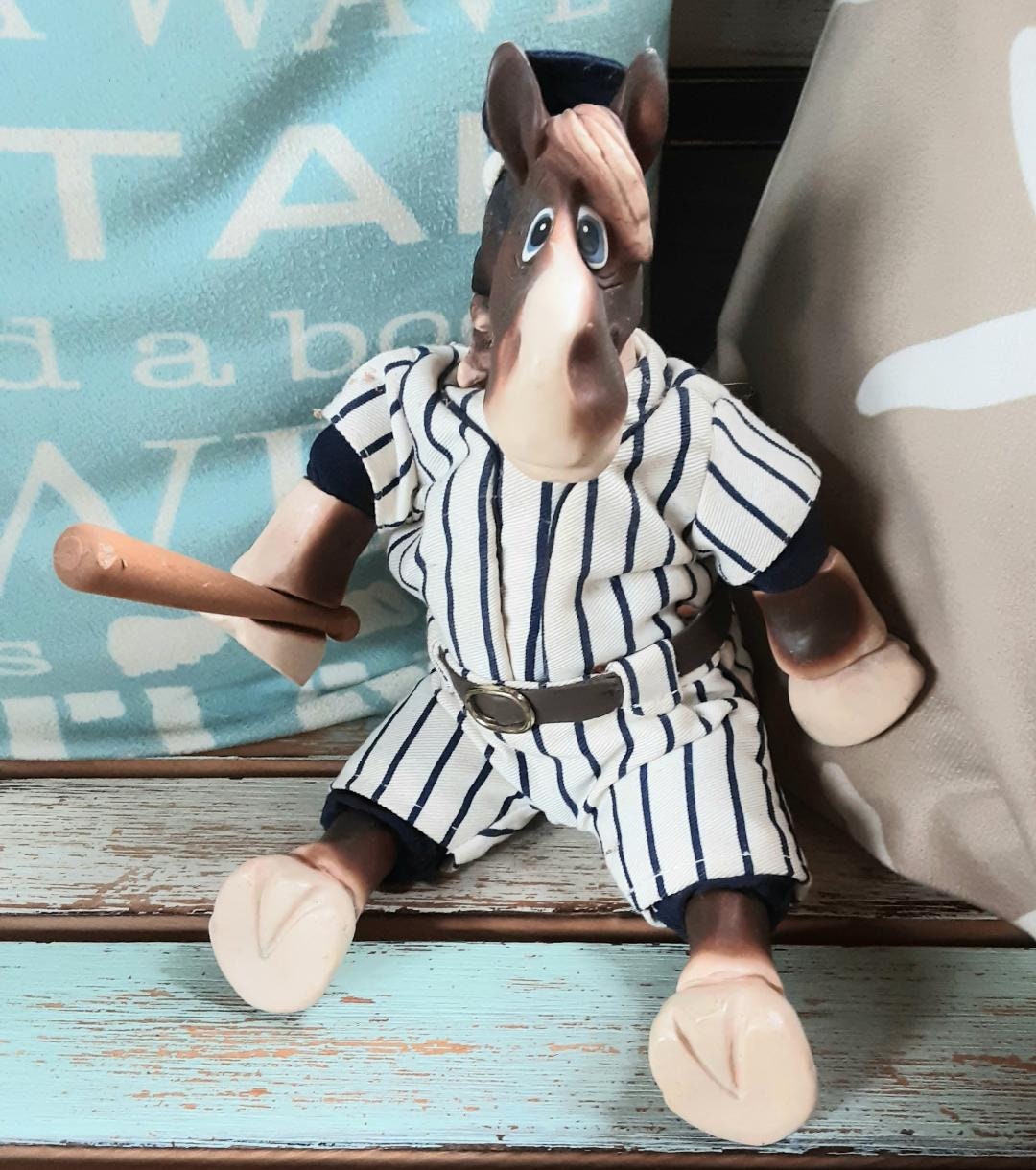 Vintage Baseball Decor Horse Decor Farmhouse Decor Retro Minimalist ...