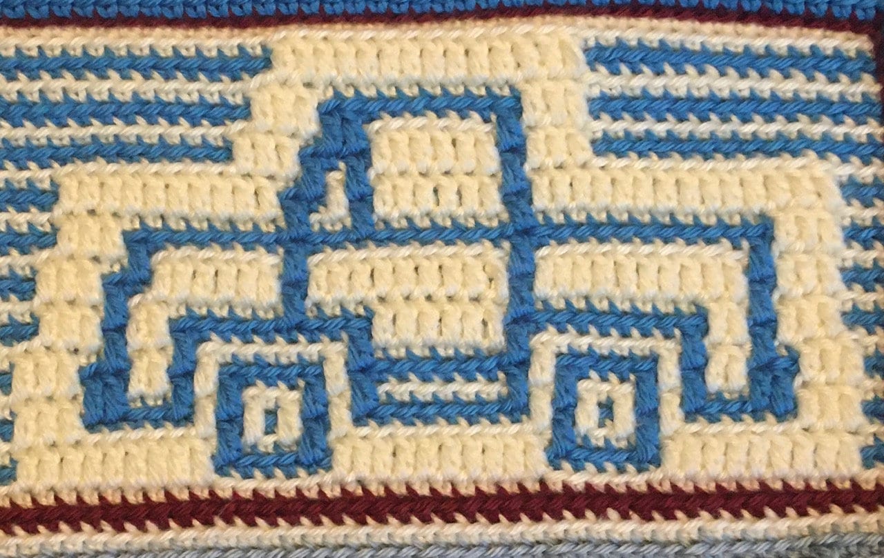 Little Pickup Truck Overlay Mosaic Crochet Block - Etsy