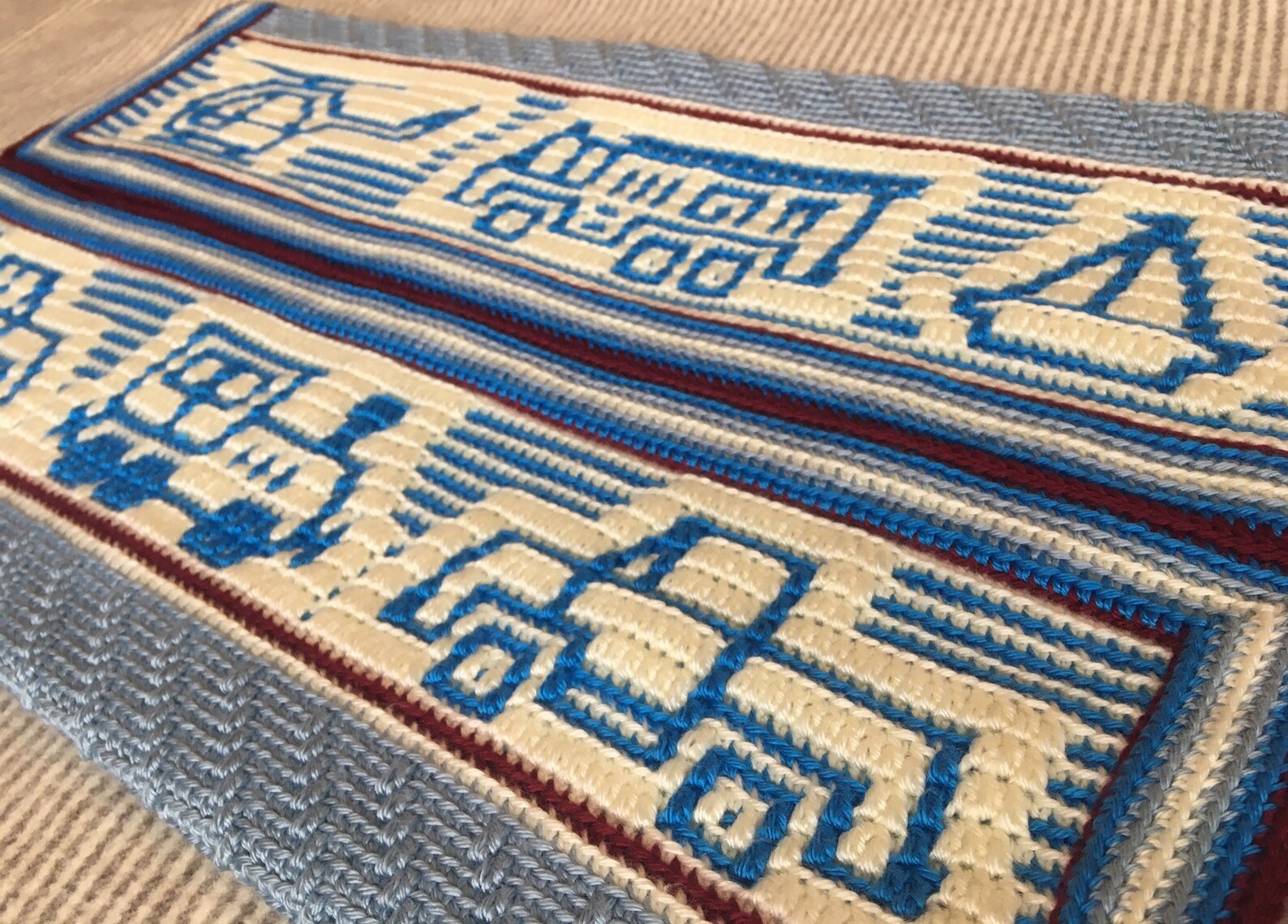 Little Pickup Truck Overlay Mosaic Crochet Block - Etsy
