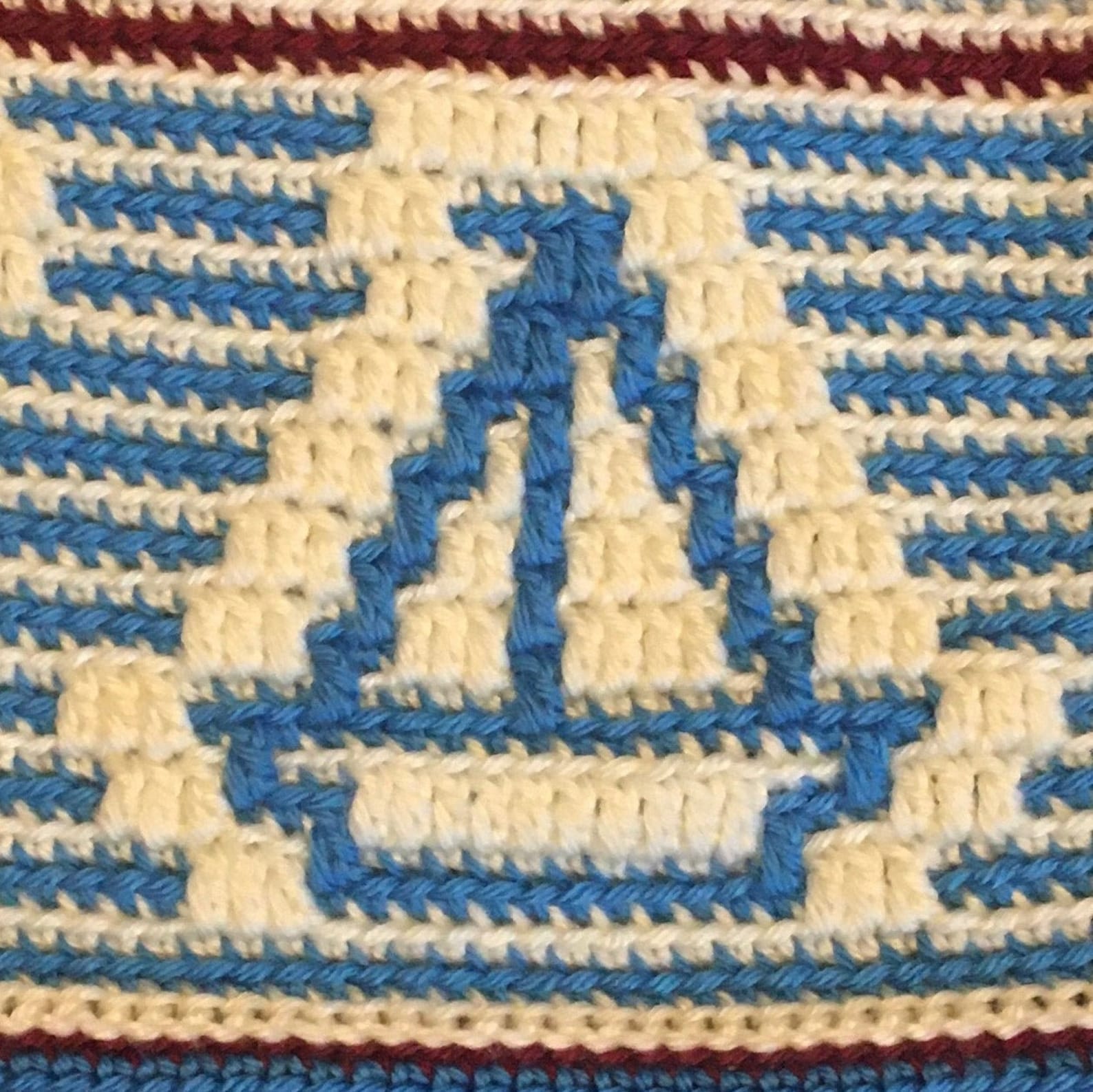 Little Sailboat Overlay Mosaic Crochet Block - Etsy