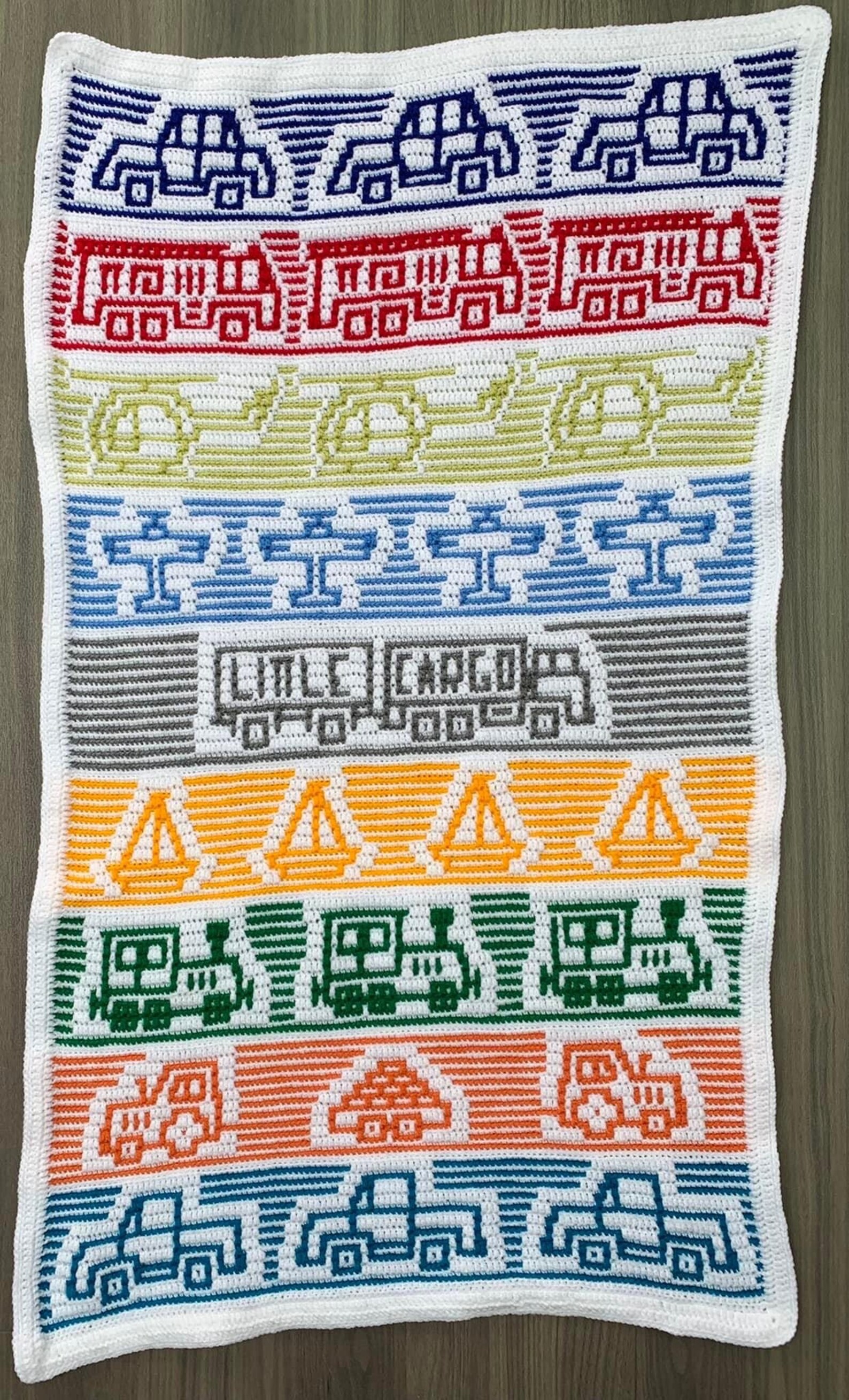 Little Sailboat Overlay Mosaic Crochet Block - Etsy
