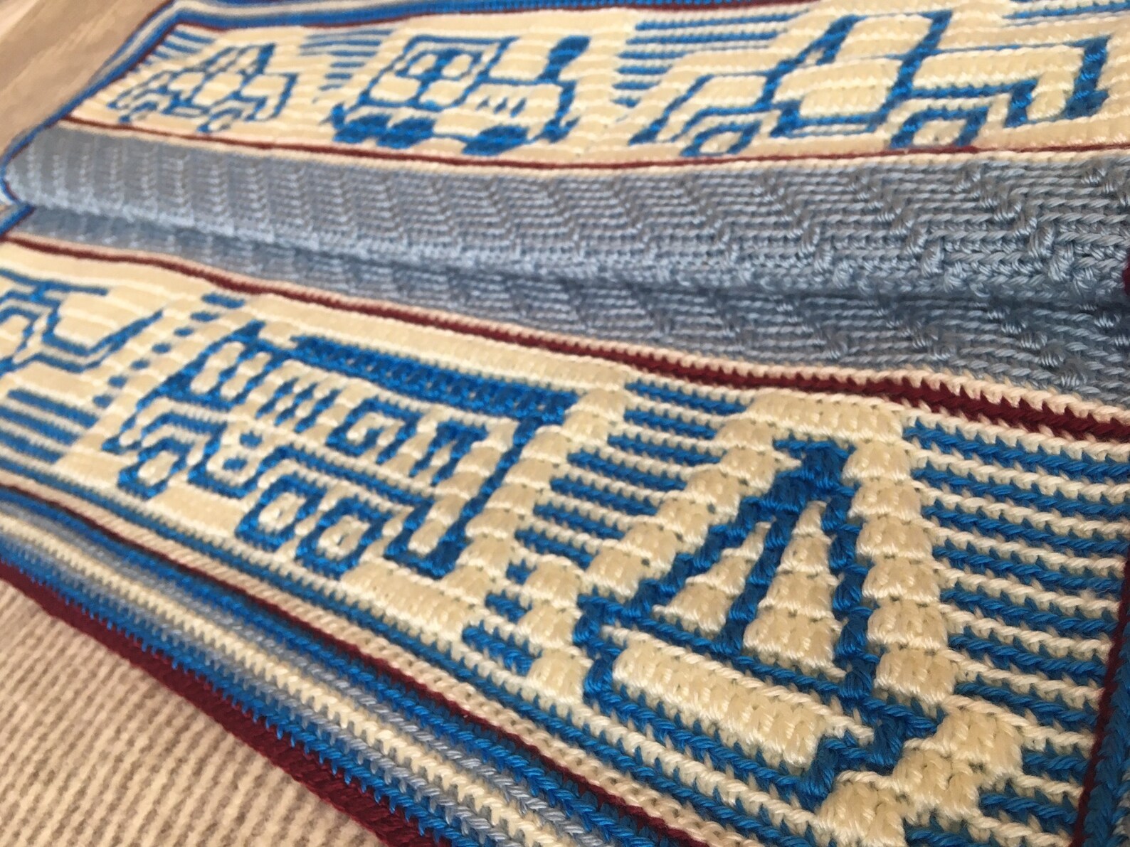 Little Sailboat Overlay Mosaic Crochet Block - Etsy