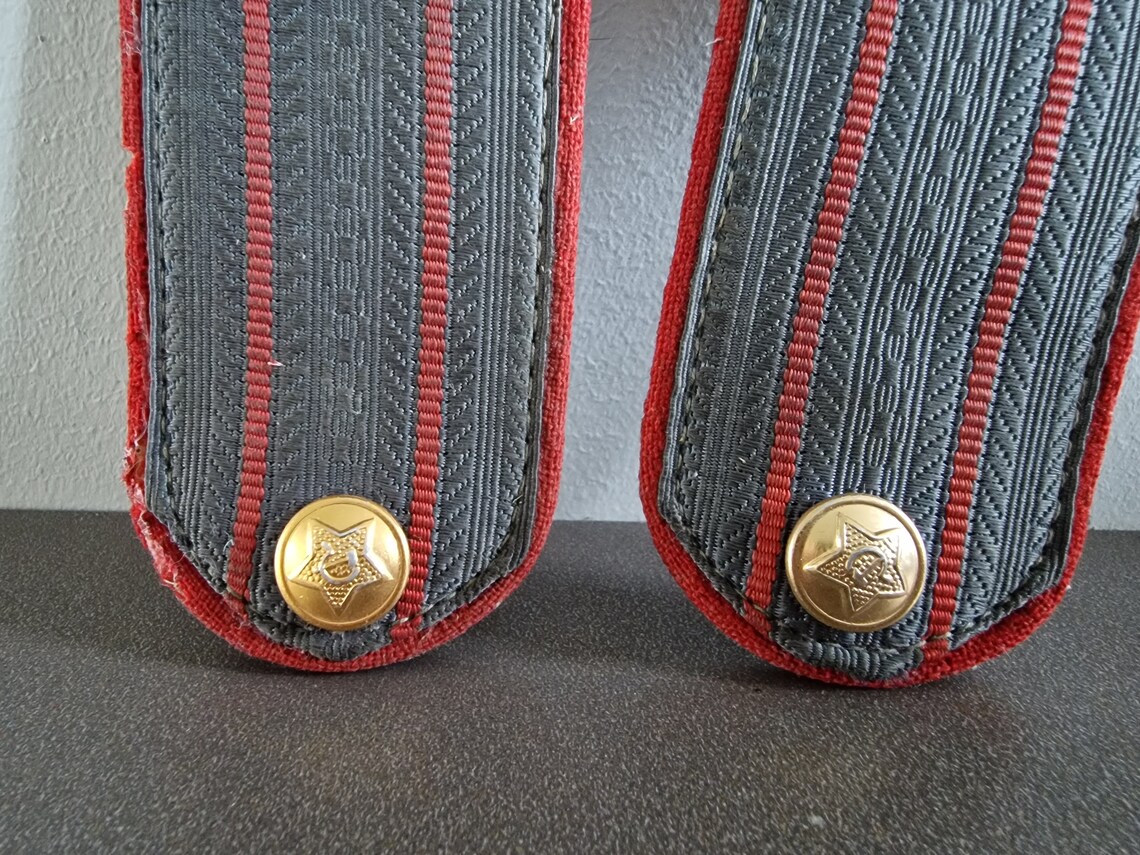 Soviet Military Shoulder Loops Soviet Police Epaulettes Military ...