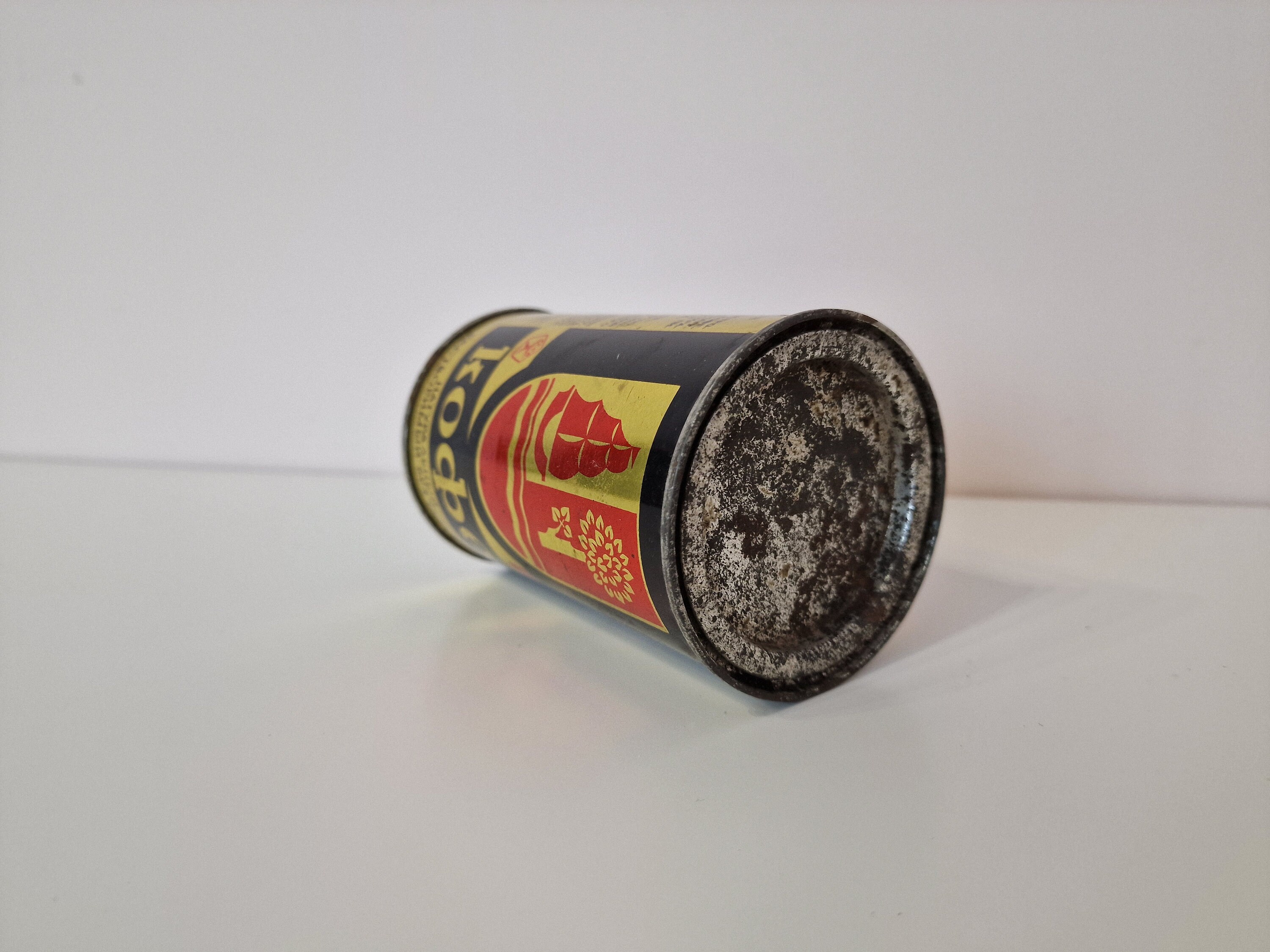 Vintage Coffee Tin | Metal Container | Soviet Coffee Container| Rusty ...