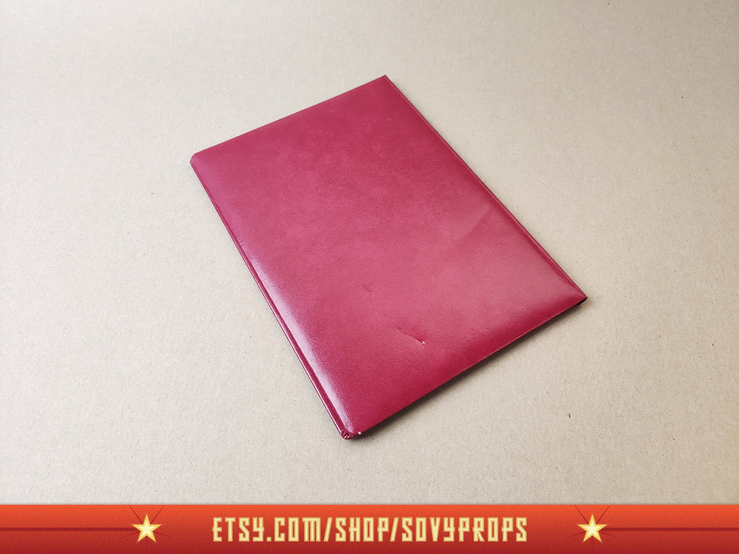 Leather Folder | Vintage Leather Folder | Business Folder | Embossed ...